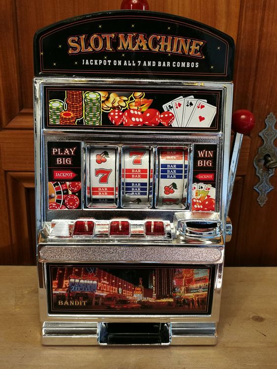Slotmachine Spardose einarmiger Bandit | Kaufen auf Ricardo
