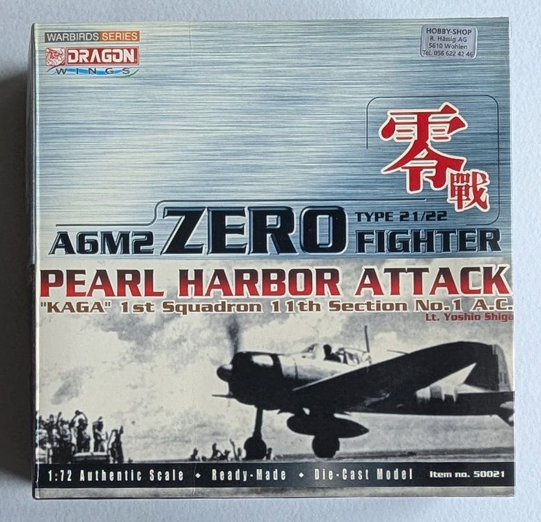 A6M2 Type 21/22 Zero Dragon Wings Modellflugzeug 1/72 (Neu (gemäss ...