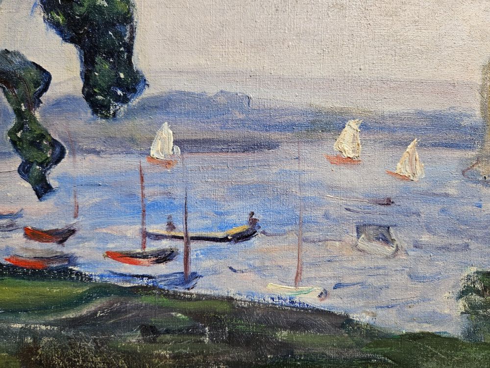 Combet - Descombes Pierre 1885 - 1966 Lyon "Lac d`Annecy" (Gebraucht) in Wisen SO für CHF 120 ...