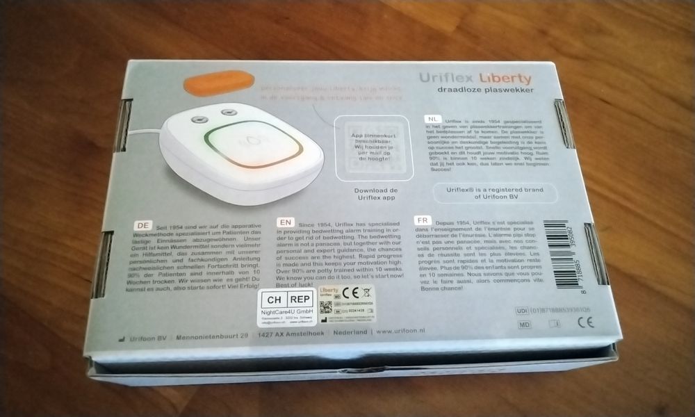 Uriflex Liberty Bettnässer Alarm + 4 Unterhosen, Gr. 152 (Gebraucht) in ...