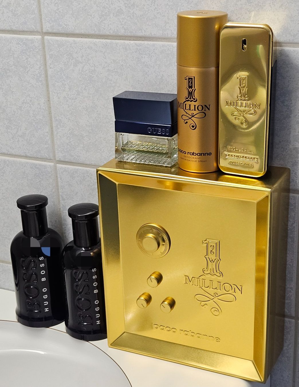 One Million Tresor Hugo Boss Bottled Night 200 ml Set Perfum (Gebraucht ...