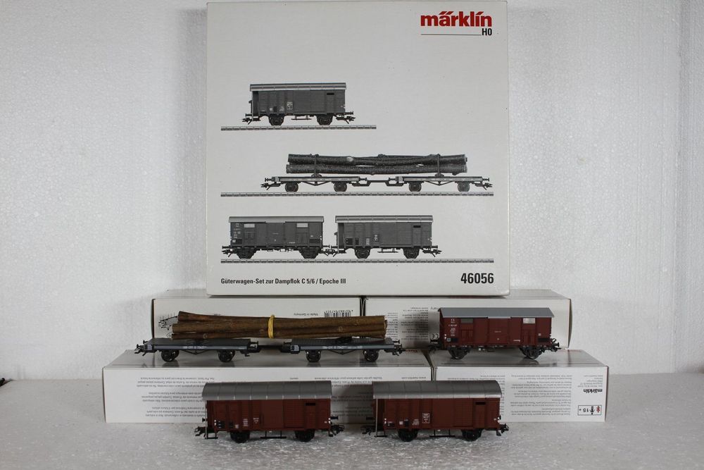 Märklin 46056 SBB, FS Güterwagen-Set (Neu (gemäss Beschreibung)) in für ...