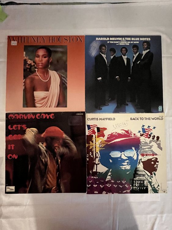 8 LP Marvin Gaye, Curtis Mayfield, Whitney Houston und ... (Gebraucht ...