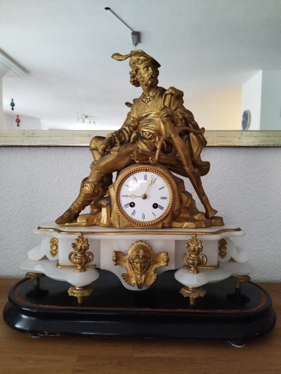 Antike französische Kaminuhr, vergoldet (Gebraucht) in Winterthur für CHF 240 – nur Abholung auf ...