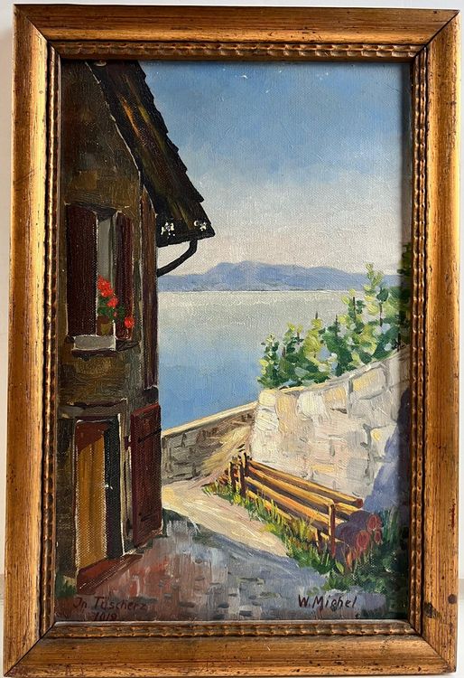 Antike Landschaft Gemälde Signiert mit Notiz. (Gebraucht) in Neuhausen am Rheinfall für CHF 10 ...