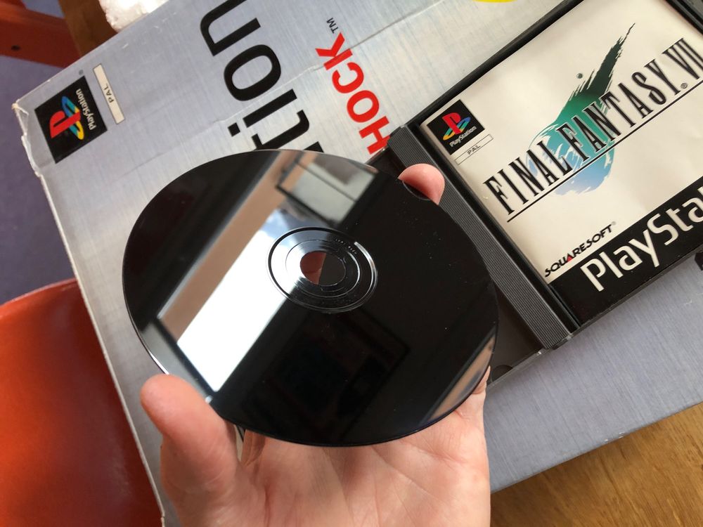 PS1 PlayStation 1 Konsole + OVP + Final Fantasy 7 + Tekken 2 (Gebraucht ...