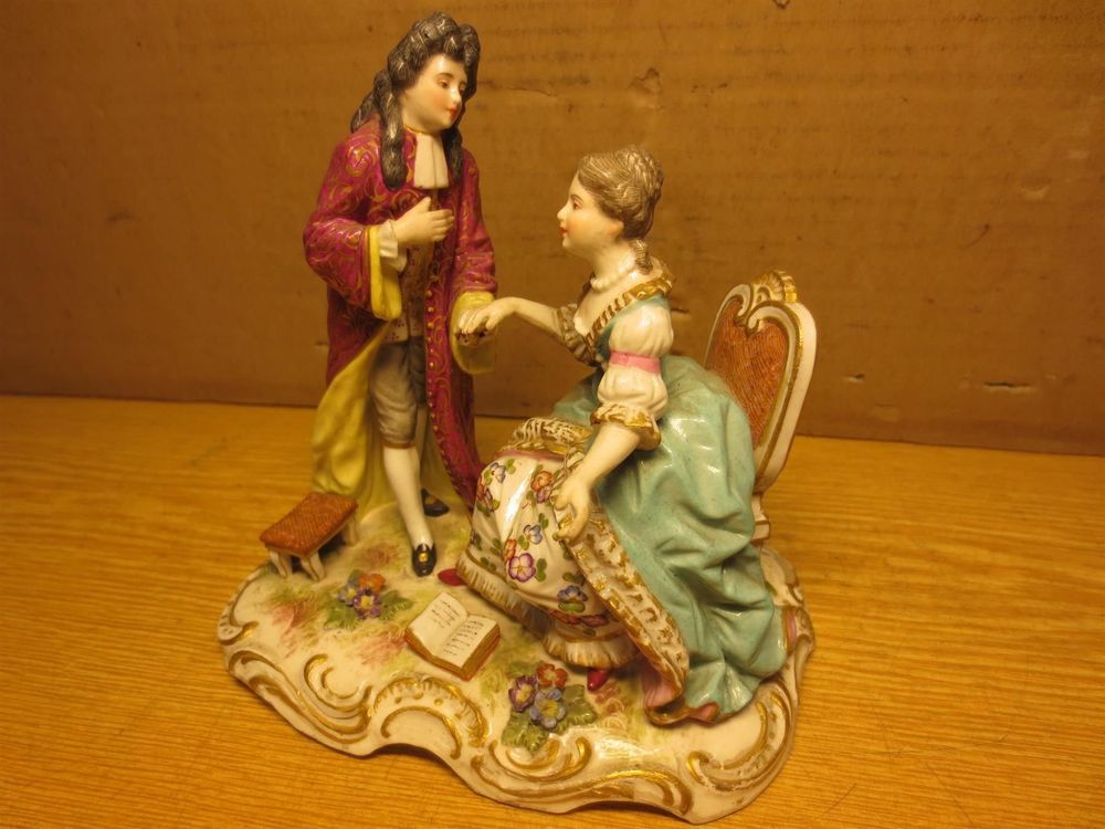 Antike Porzellan Figuren Bloch , Paris. | Kaufen auf Ricardo