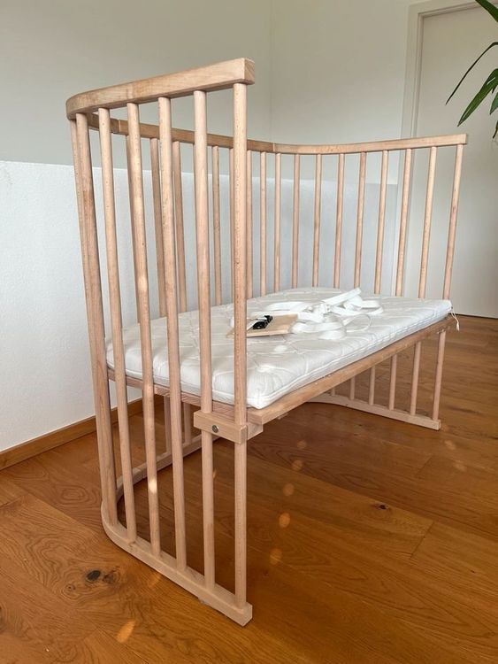 Neuwertiges Babybay Boxspring helles Holz komplett (Neu (gemäss ...
