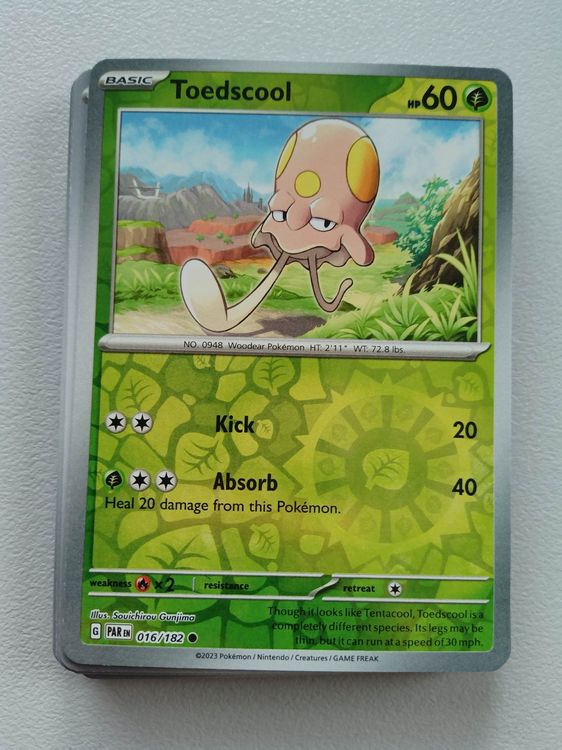 Toedscool Reverse Holo - Paradox Rift Pokemon | Kaufen auf Ricardo