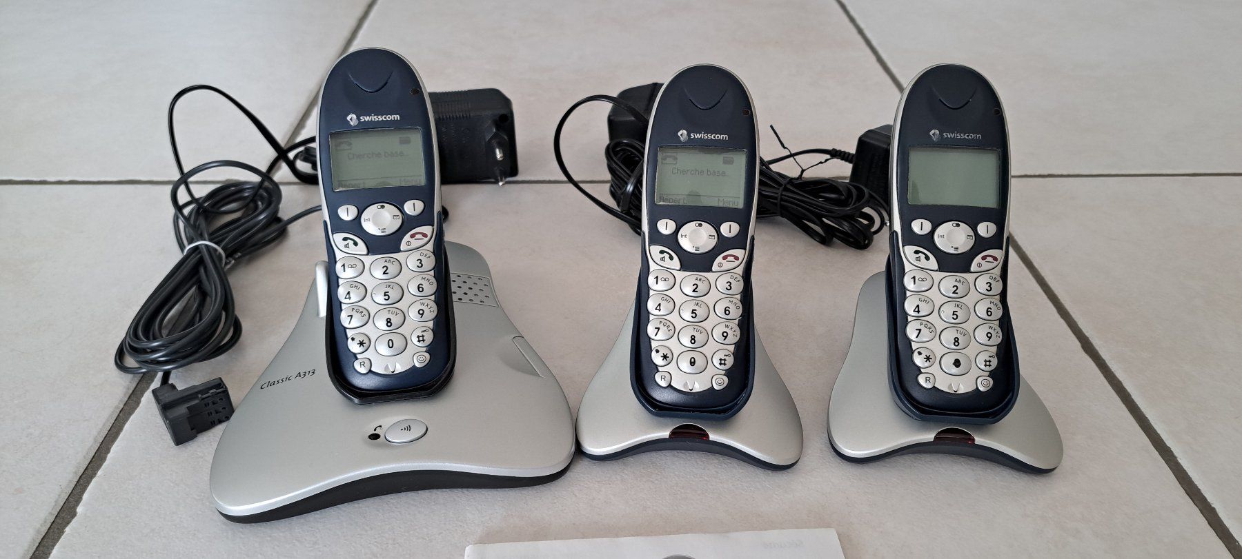 3x Swisscom Classic A313 Eine Basis und 2 Zusatzgeräte (Gebraucht) in ...