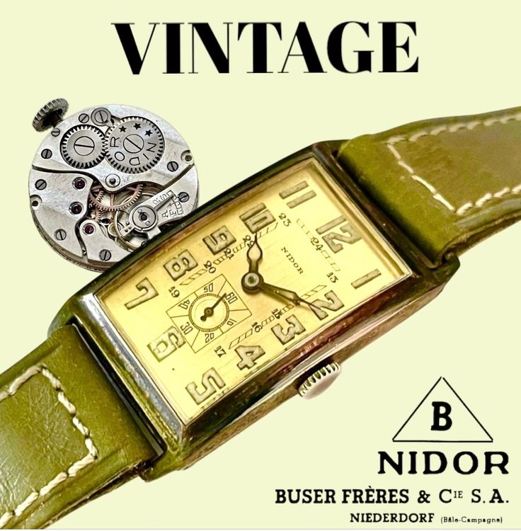 Buser-Nidor Swiss Vintage Uhr (Gebraucht) in lyss für CHF 350 – mit ...