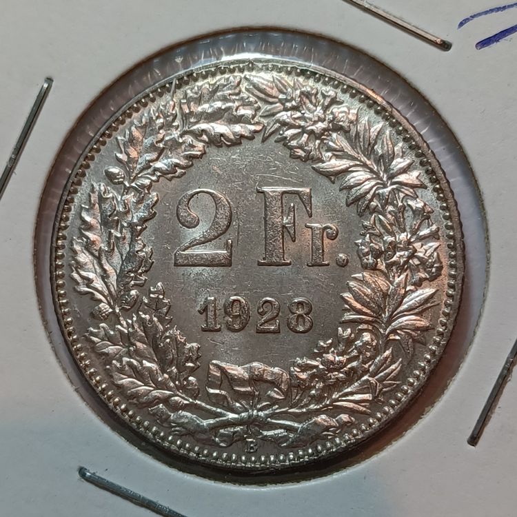 2 Franken 1928 vz-unz (Gebraucht) in Pfäffikon ZH für CHF 20 – mit Lieferung auf Ricardo kaufen