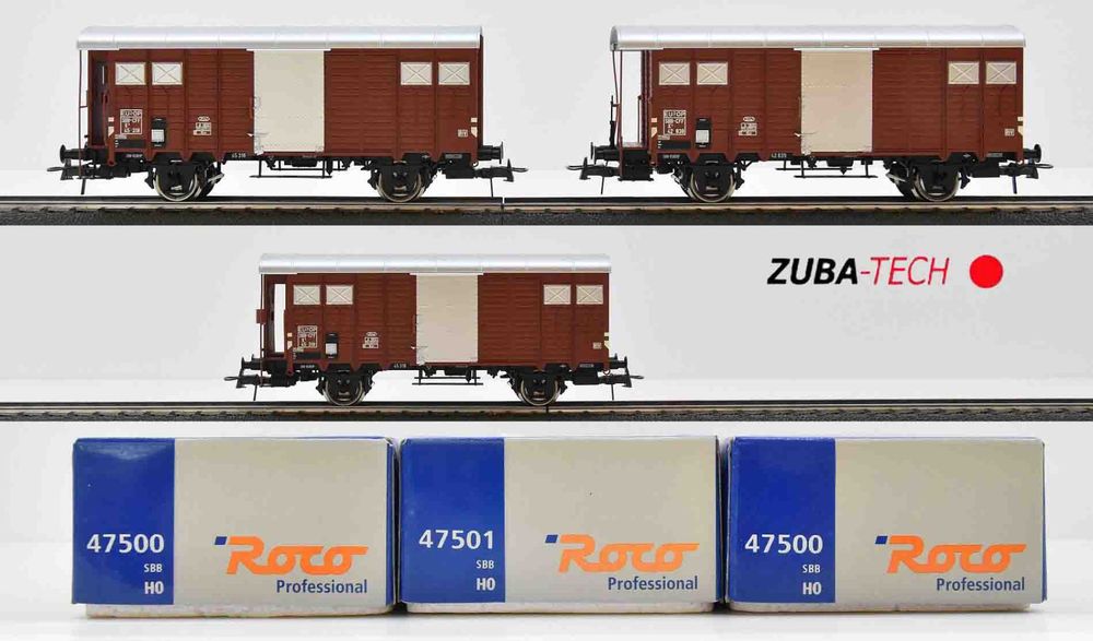 Roco 3x Güterwagen K3 SBB GS H0 mit OVP (Gebraucht) in St. Gallen für ...