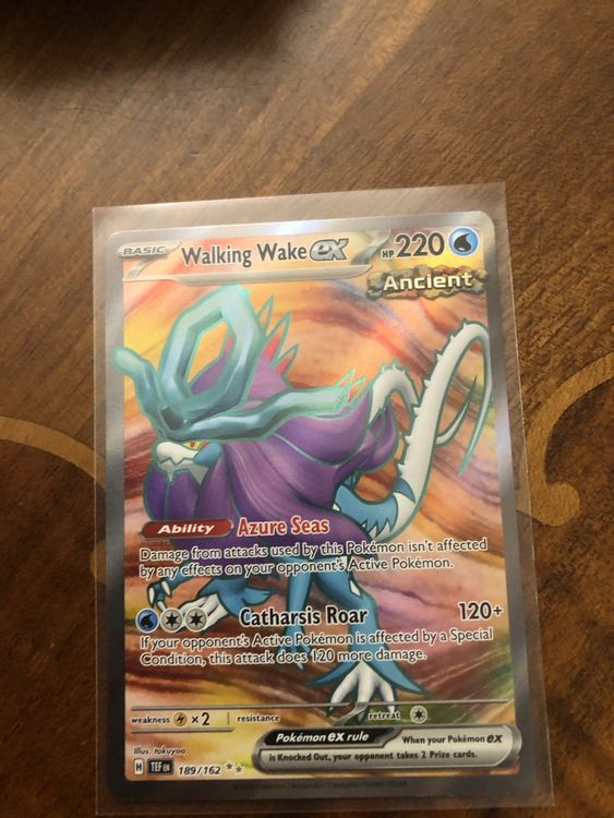 Pokemon Karte Walking Wake ex ab 1.- (Neu und originalverpackt) in Worb ...