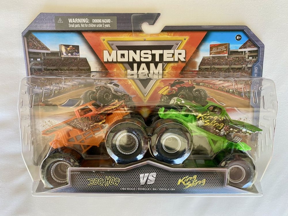 Monster Jam Big Hog vs. King Sling Series 30 (Neu und originalverpackt ...