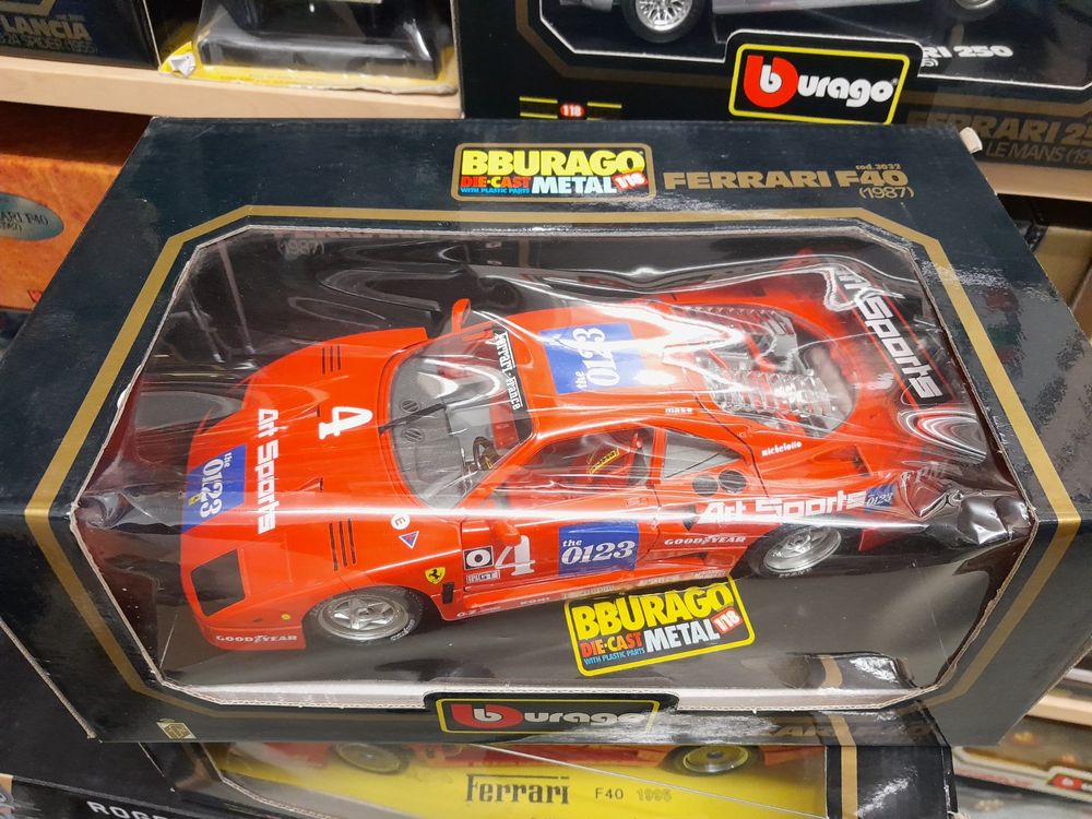 Bburago 1:18 Ferrari F40 Imsa Nr.4 | Kaufen auf Ricardo