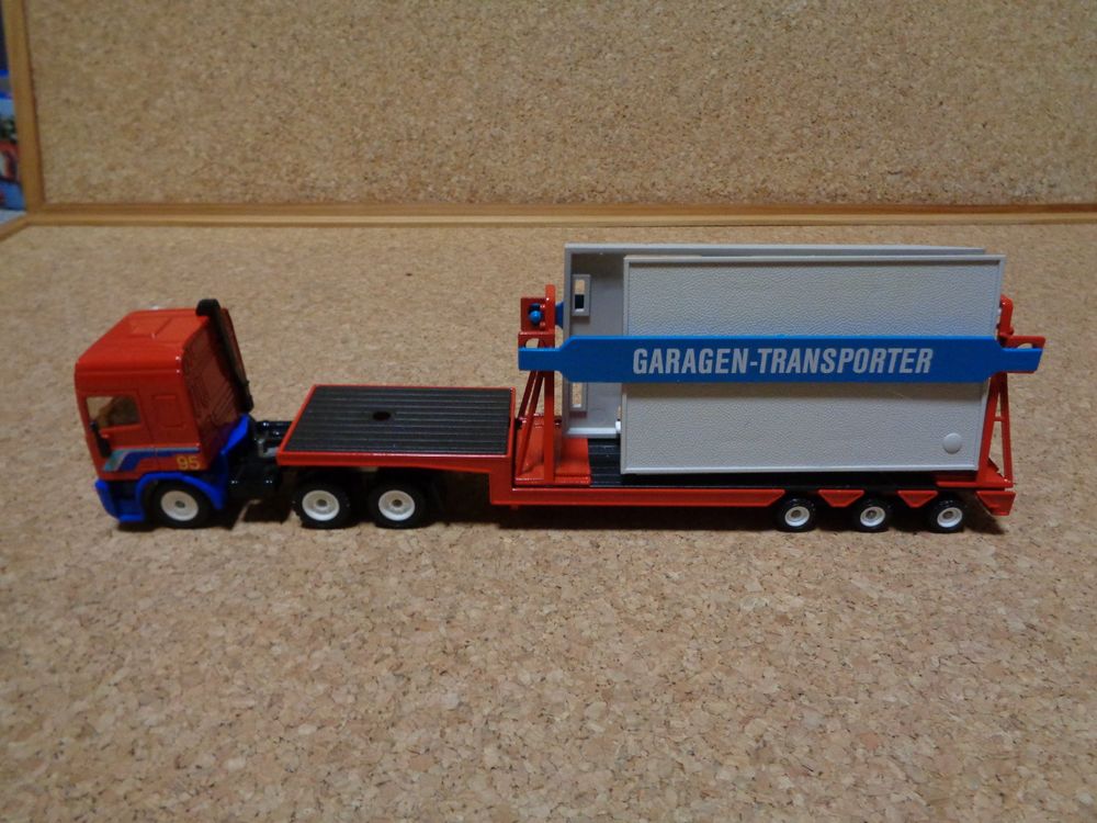 SIKU 3425 DAF 95 Sattelzug mit Einzelgarage (Neu (gemäss Beschreibung ...