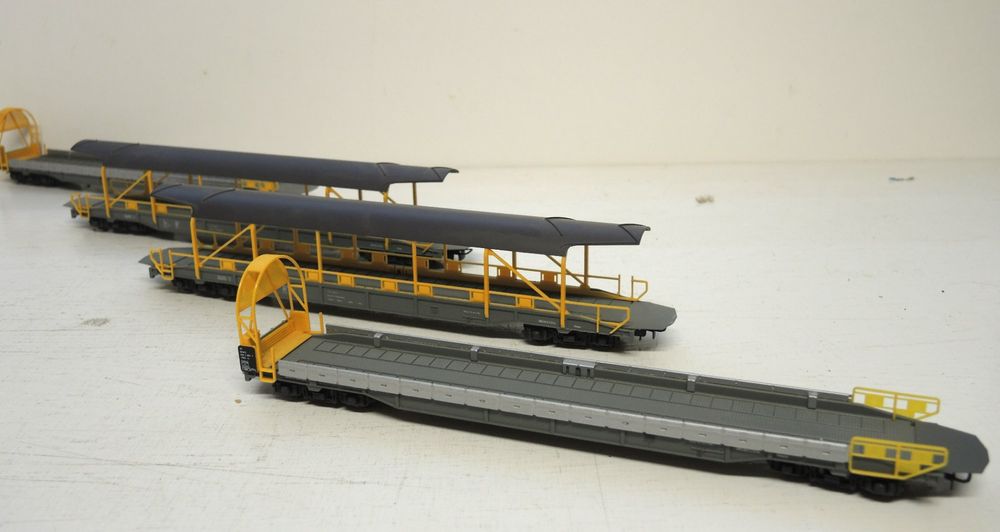 Hag BLS 2 Autoverladewagen (371) + 2 Auffahrwagen (376) DC (Gebraucht ...