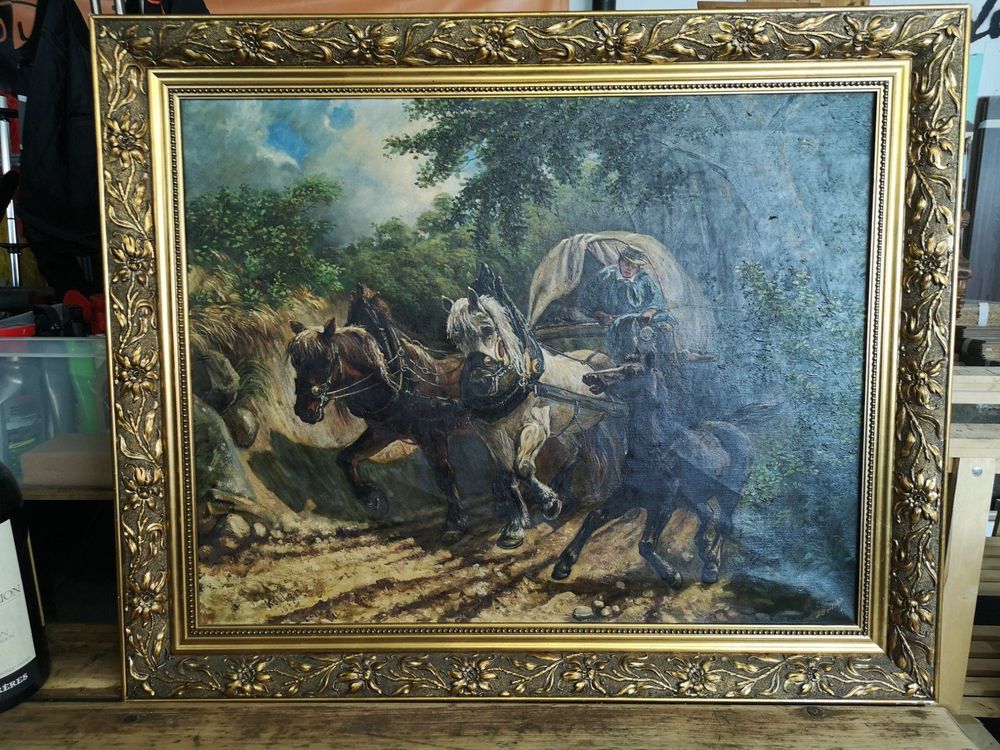 Antikes Ölgemälde (Gebraucht) in Wilchingen für CHF 101 – mit Lieferung auf Ricardo kaufen