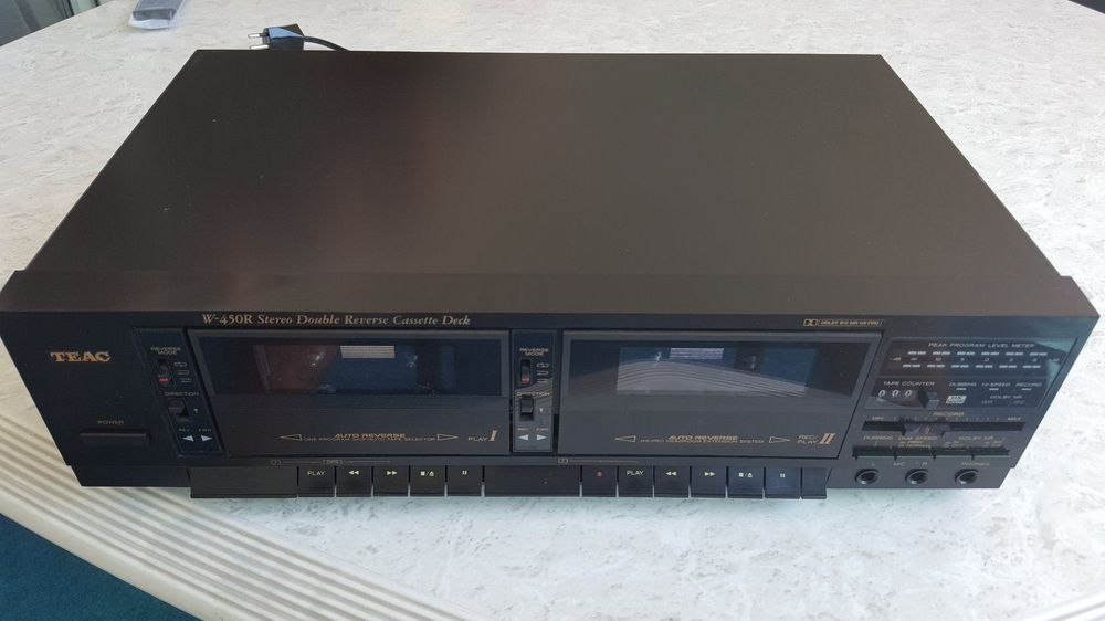 Cassetten Deck TEAC W-450R Double Reverse Vintage (Gebraucht) in Luzern/Littau für CHF 10 – nur ...