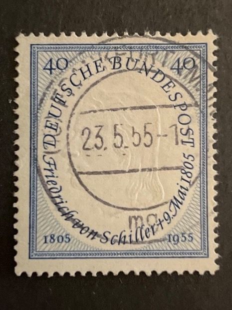 BRD 1955 Mi.Nr. 210 (Gebraucht) in Zürich für CHF 2 – mit Lieferung auf Ricardo kaufen