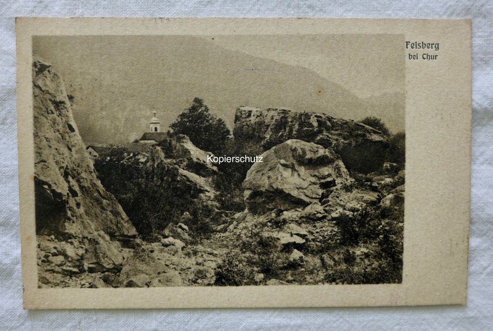AK FELSBERG GR, bei Chur, Kirche, Häuser | Kaufen auf Ricardo