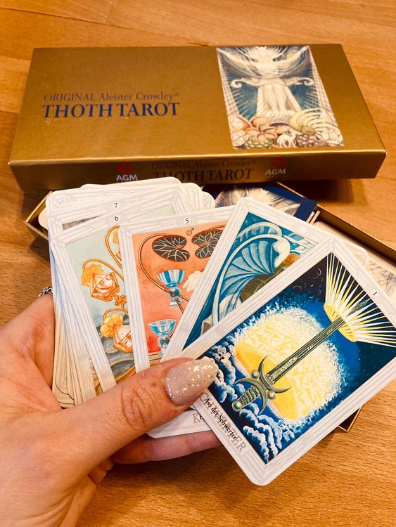 Mini Tarot Deck, Original Thoth Tarot von Aleister Crowley (Neu (gemäss ...