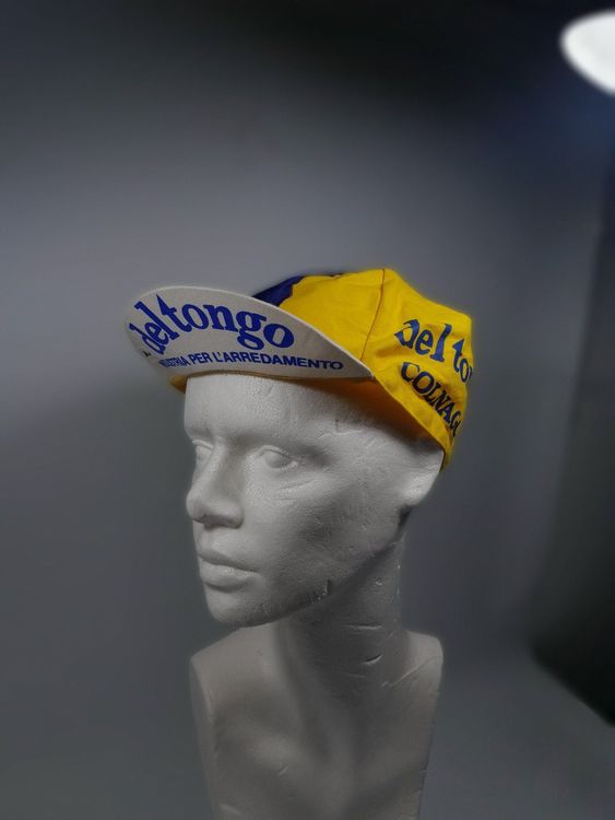 Vintage Velo Cap / Käppi / Mütze von Del Togno Colnago (Neu (gemäss ...