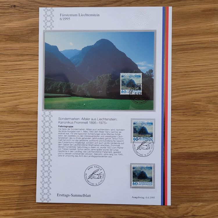 Documente Fürstentum Liechtenstein Vaduz 1995 (Gebraucht) in Biel/Bienne für CHF 1 – mit ...