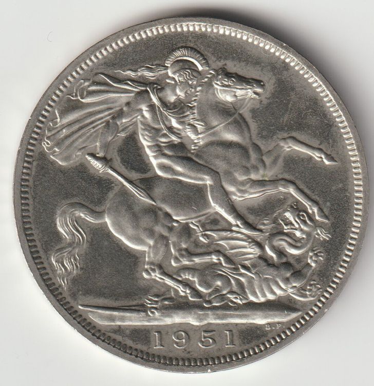 1951 Grossbritannien Crown Münze George VI, grosse Münze | Kaufen auf ...