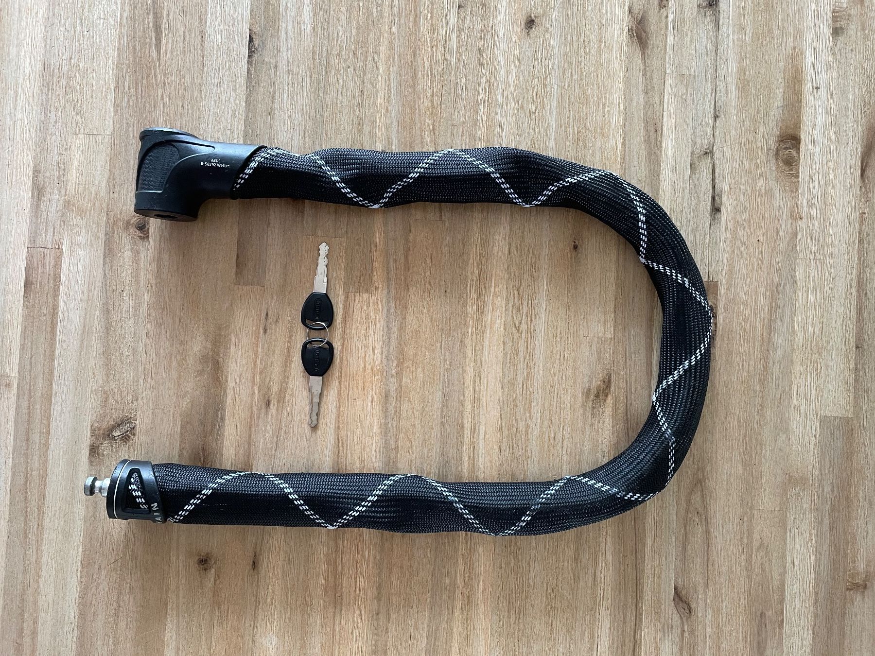 Abus Iven 8210 Kettenschloss, 85 cm, sehr guten Zustand (Gebraucht) in ...