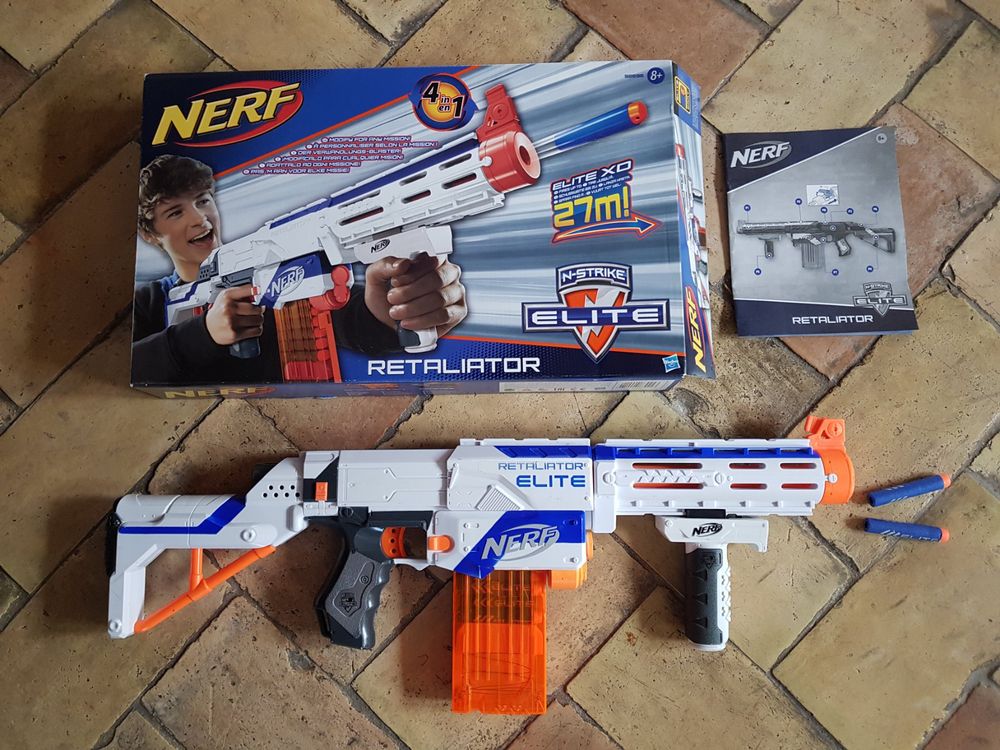 Nerf Elite Retaliator, complet avec sa boîte d'origine. | Kaufen auf ...