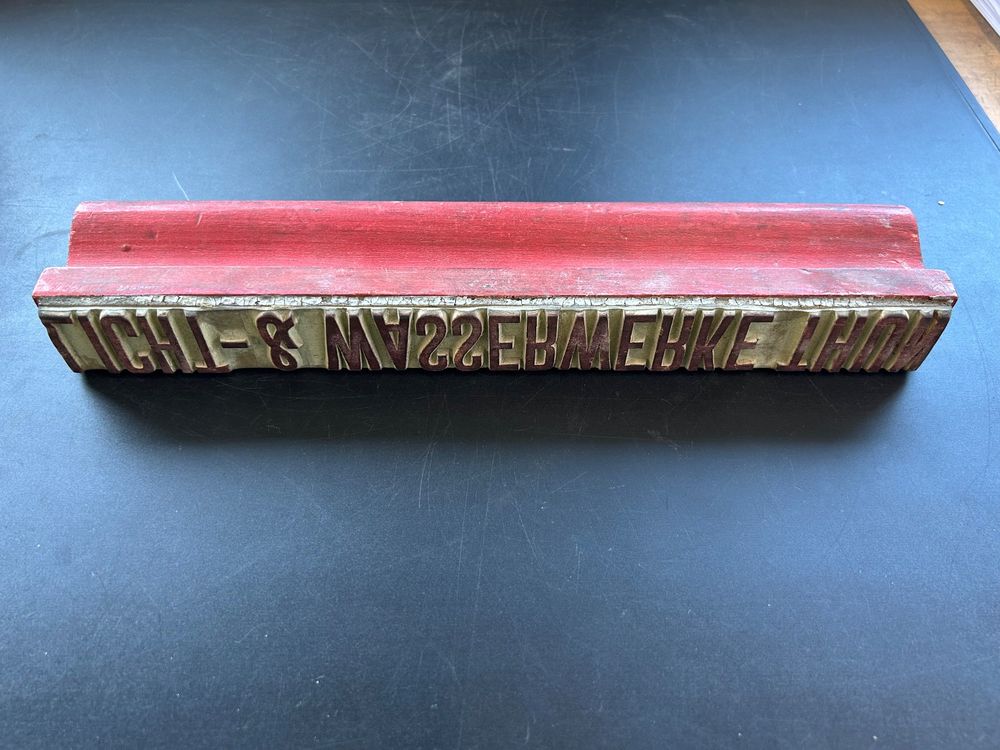 Stempel Druck Antik Vintage 50er 60er Beschriftung | Kaufen auf Ricardo