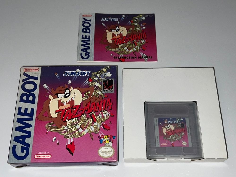 Game Boy Classic (GB) Spiel - Taz-Mania / Taz Mania (OVP) (Gebraucht ...