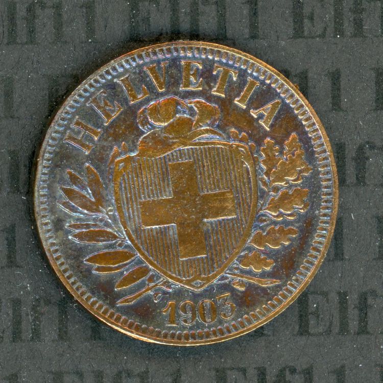 CHF___0.02 1903 stgl 2 Rappen (Neu (gemäss Beschreibung)) in Widnau für CHF 190 – mit Lieferung ...