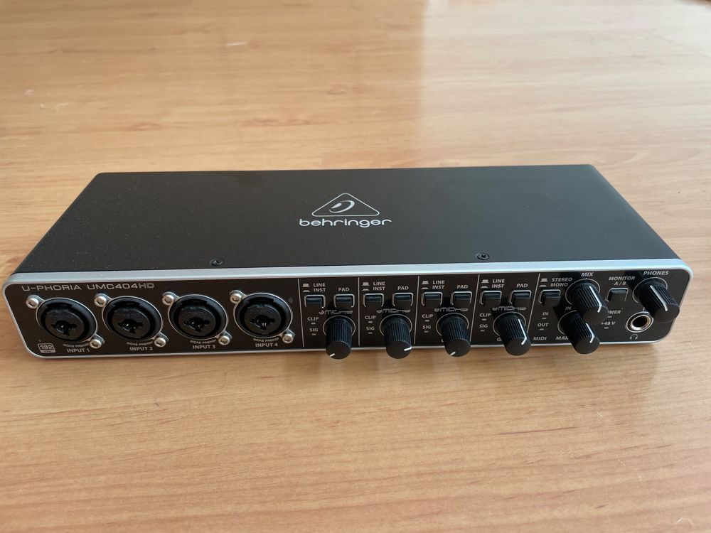 USB-Audio/MIDI Interface UMC404 HD (Gebraucht) in Frauenfeld für CHF 67 ...