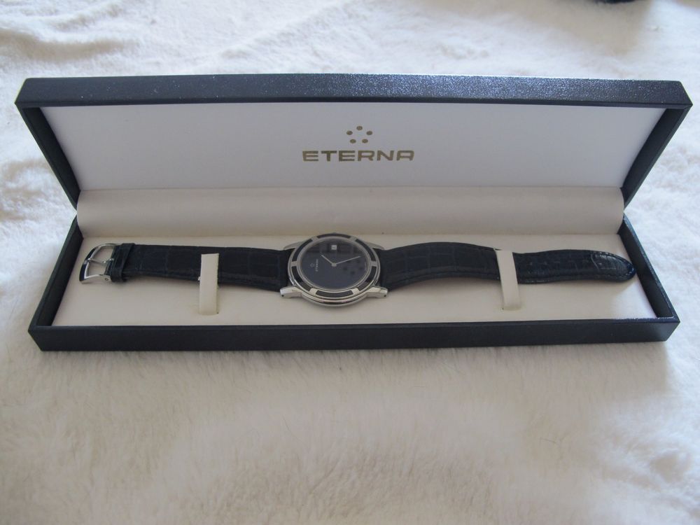 Eterna Galaxis Herren Quartz Wunderschön Original Box (Gebraucht) in ...
