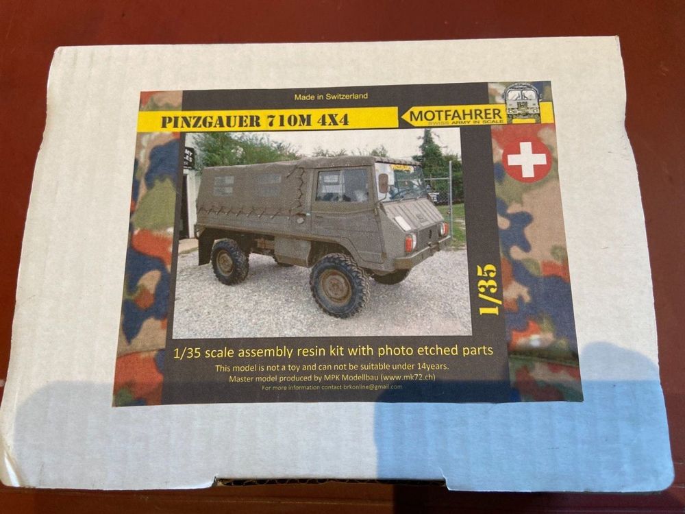 Ungebauter Resinbausatz 1/35 Pinzgauer | Kaufen auf Ricardo