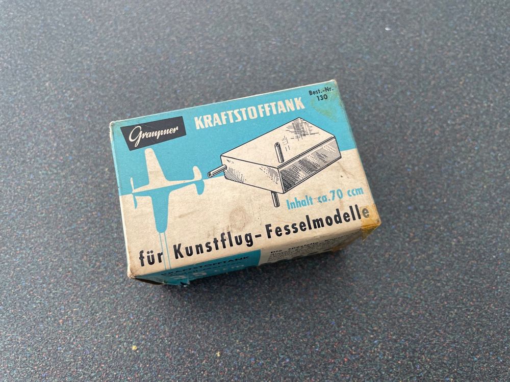 Graupner Vintage RC 70cc Fuel Tank J.G (Neu (gemäss Beschreibung)) in ...