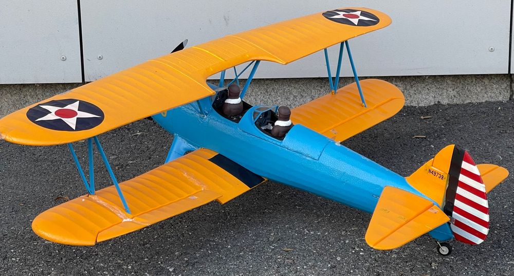 PT-17 Stearman EPO 1200 mm PNP (Gebraucht) in Root für CHF 110 – mit ...