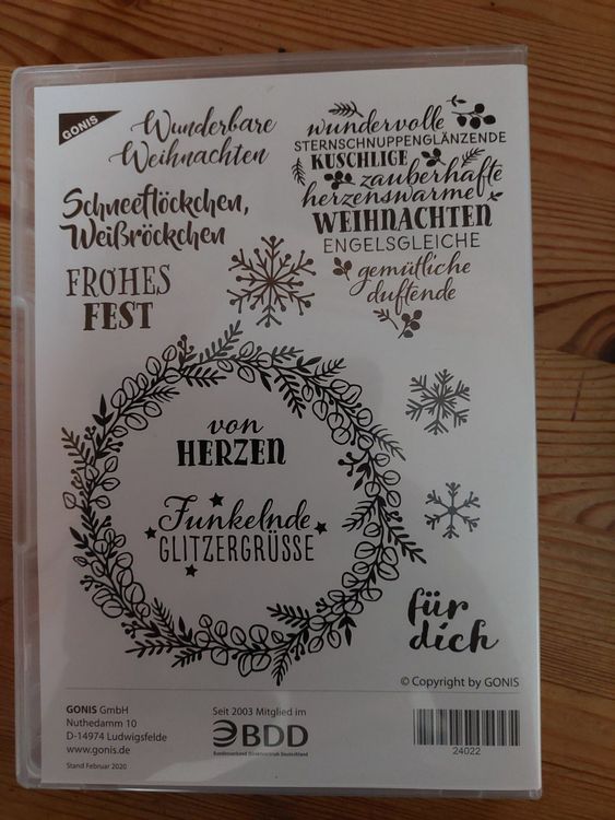 Gonis Stempel Weihnachtsgruss | Kaufen auf Ricardo