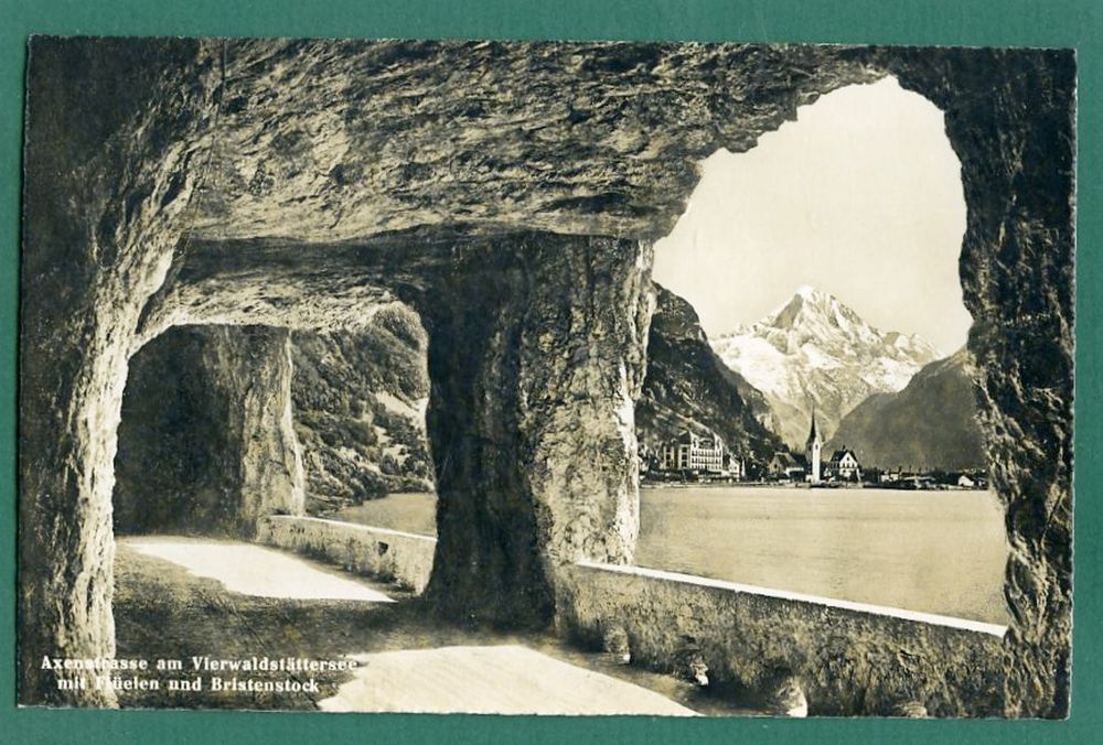 Axenstrasse mit Flüelen und Bristenstock (Gebraucht) in Sargans für CHF 1 – mit Lieferung auf ...