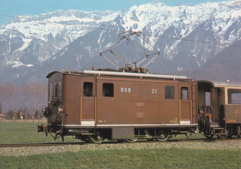 BOB Berner Oberland Bahnen HGe 3/3 22 Zahnradbahn (Gebraucht) in Luzern ...