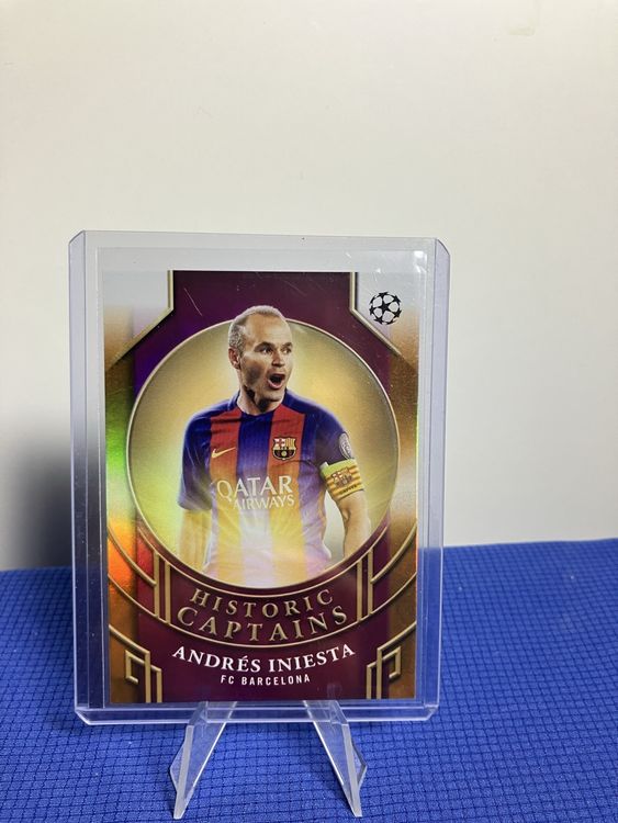Andres Iniesta /25 Topps Historic Captains FC Barcelona!🔥 (Neu und ...