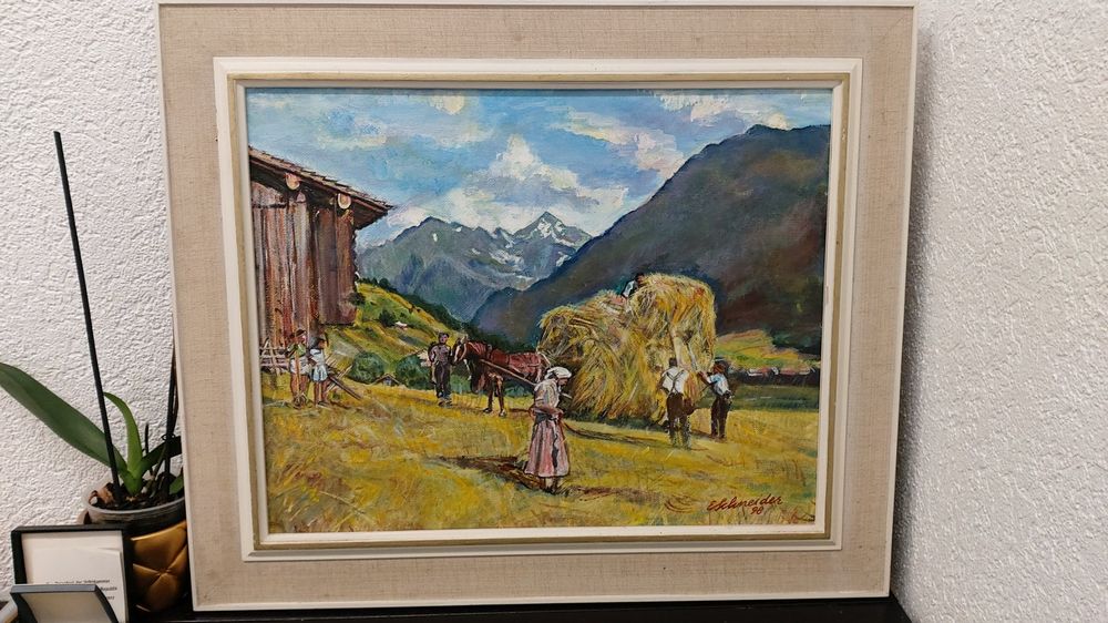 LANDSCHAFT GEMÄLDE, SIGNIERT | Kaufen auf Ricardo