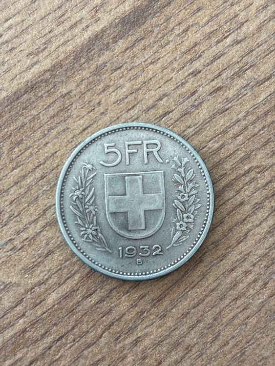 5 Franken 1932 | Kaufen auf Ricardo