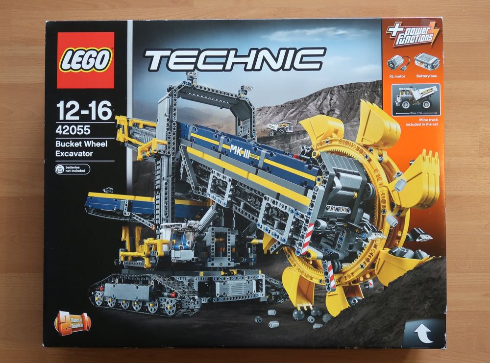 Lego Technic 42055 Bucket Wheel Excavator Schaufelradbagger (Neu und ...