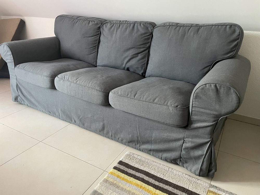 IKEA EKTORP 3er sofa in grey | Kaufen auf Ricardo