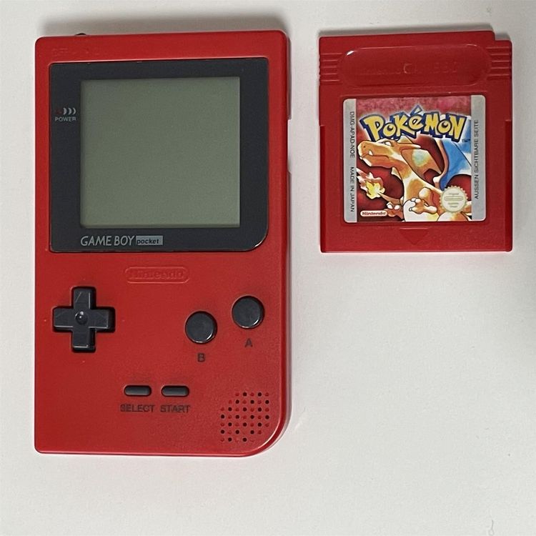 Gameboy Pocket rot + Pokemon rot auf DE | Kaufen auf Ricardo