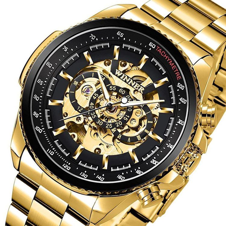 Edle Skelett Automatik Uhr Armbanduhr Herrenuhr Automatikuhr (Neu und ...